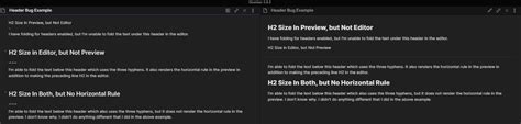 H2 By Hyphen Method Unexpected Results Bug Reports Obsidian Forum
