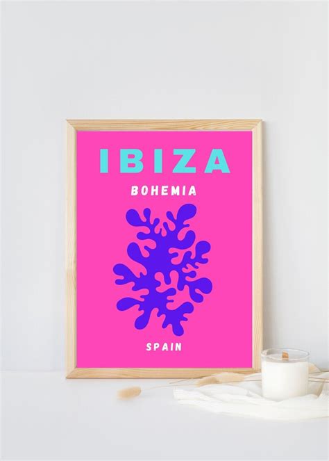 Set Of 6 Preppy Travel Prints Miami Bondi Palm Ibiza Mykonos Etsy Canada