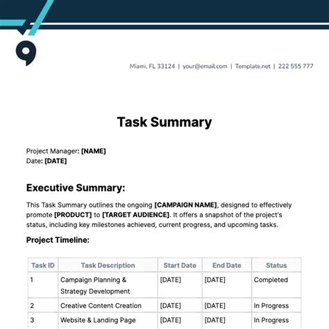 Free Summary Templates And Examples Edit Online And Download