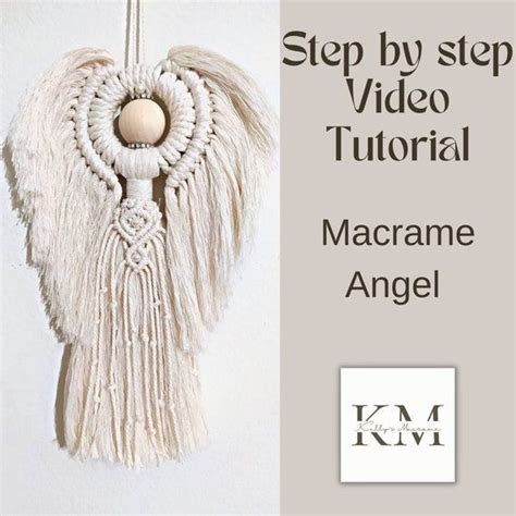 Crochet Angel Applique Macrame Diy Macrame Wall Hanging Diy Macrame