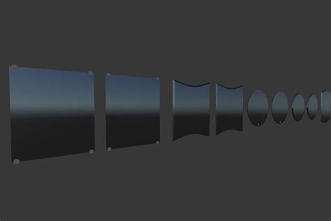 Mirrors 3d Furniture Unity Asset Store