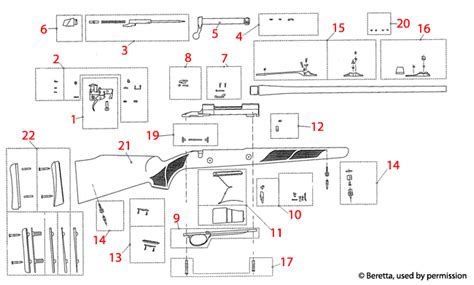 Beretta® Sako 75 Schematic Brownells Uk