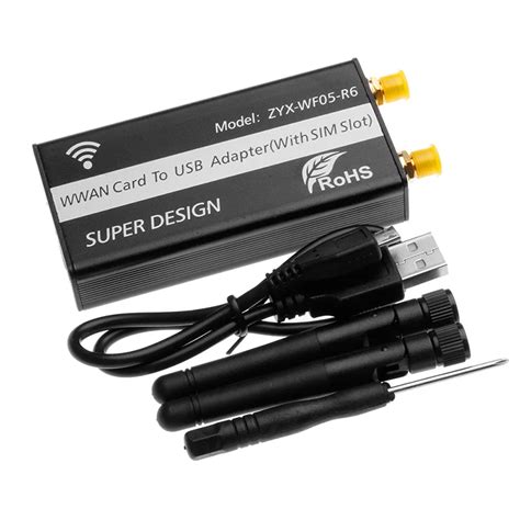 NGFF(M.2) to USB Adapter With SIM Card Slot for WWAN/LTE/4G Module Hot ...