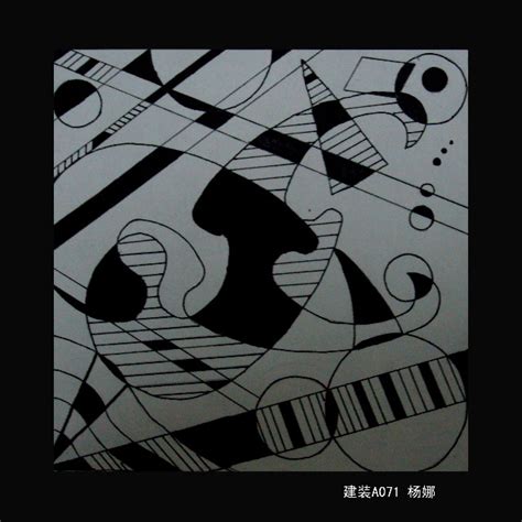 点线面平面构成作业 点线面平面构成作业高清图片
