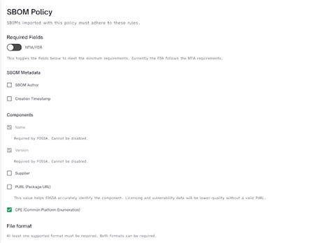 Introducing SBOM Policies In FOSSA FOSSA