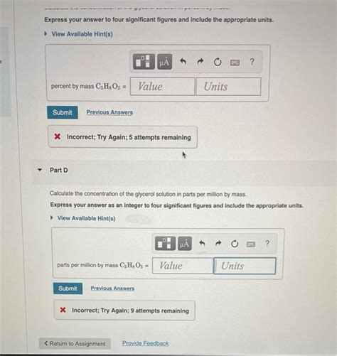 Solved Chemists Often Use Molarity M In Moles Liter To