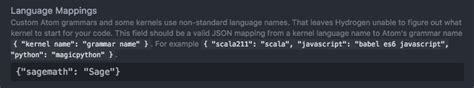 No Kernel For Grammar Sage Found · Issue 1185 · Nteract Hydrogen · Github