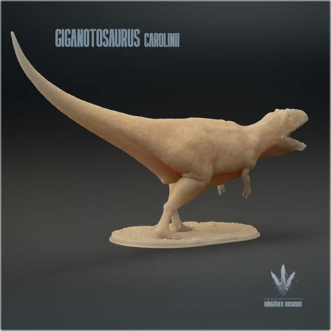 3d Printable Giganotosaurus Carolinii Roar By Miniature Museum