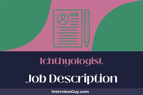 Ichthyologist Job Description Updated For 2025