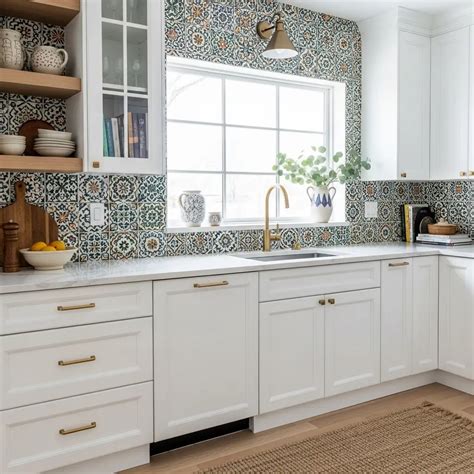 15 Gorgeous Kitchen Backsplash With White Cabinets Ideas For Style