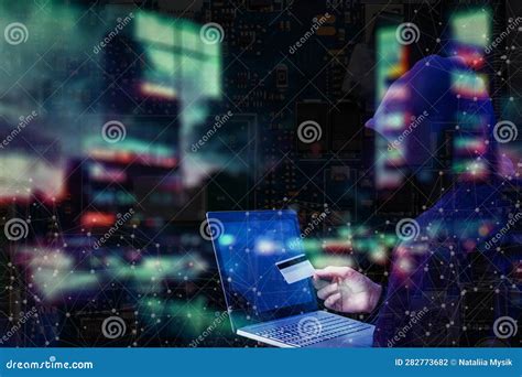 hacker is trying to break into the system to use a virtual card stock