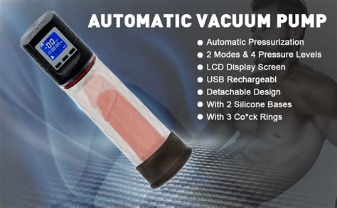 Powerrider Electric Penis Vacuum Pump With 4 Suction