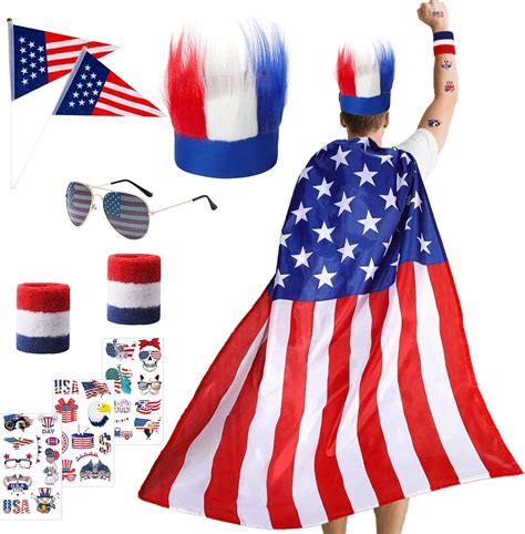 Beipegin 250 Anniversary Usa Flag Costume 4th Of July