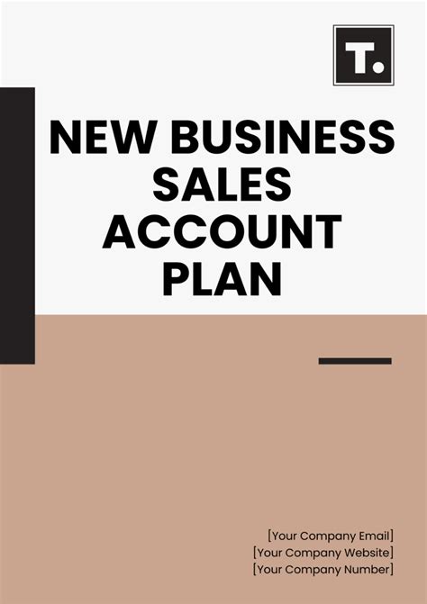 Free New Business Sales Account Plan Template To Edit Online