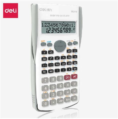 Jual Deli Kalkulator Ilmiah Scientific Calculator Sekolah Kuliah Kimia Fisika Matematika 82ms