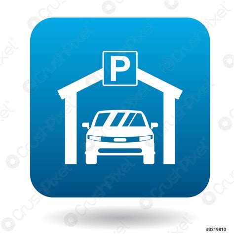 Car Parking Icon Simple Style Stock Vector 3219810 Crushpixel