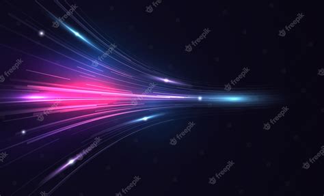 Premium Vector Modern Abstract High Speed Light Effect Technology