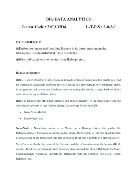 big data analytics lab experiments pdf apache hadoop computer file