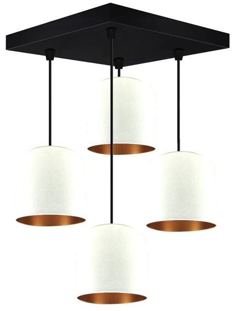 LAMPA WISZĄCA SUFITOWA ŻYRANDOL ABAŻUR WELUR LED WELUR PLAFON LINKA