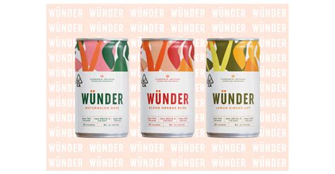 Wunder First Ready To Drink Low Dose Cannabis Beverage Infused With