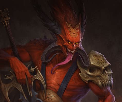 Download Demon Video Game Warhammer HD Wallpaper by Konstantin Porubov