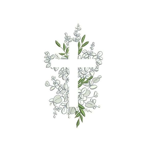 Best 13 Floral Cross Outline Patterns Dfx Eps Pdf Png And Svg Cut