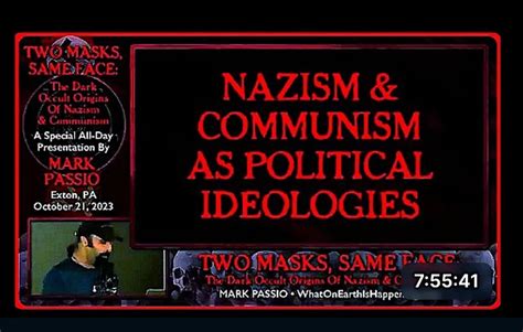 Two Masks Same Face Dark Occult Origins Of Nazism And Communism Mark