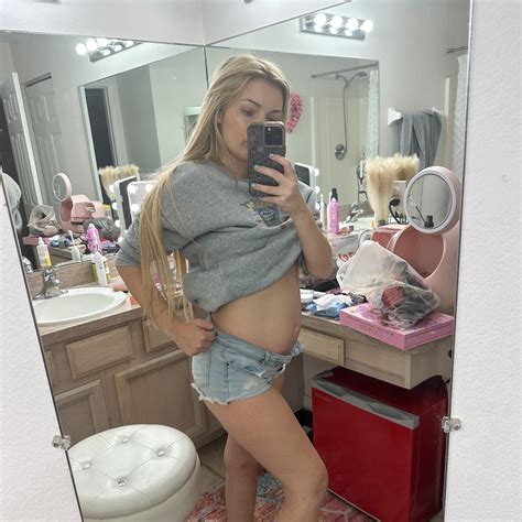 Kerry Renee Carmody Pregnancy Unbuttoned Jean Shorts And Always