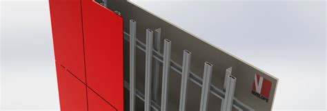 Nv10 Concealed Fixed Rainscreen Cladding System Off Site Nvelope Nv10