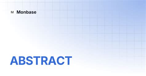 Abstract Monbase