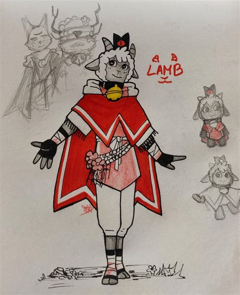 Cult Of The Lamb Fan Art Lamb By Enaecodia On Deviantart