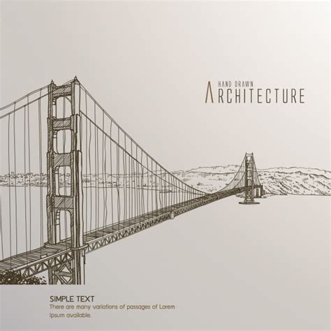 Simple Bridge Sketch At Explore Collection Of