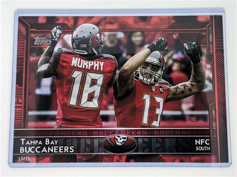 Topps Oversized Online Exclusive Red Tampa Bay Buccaneers X Ebay