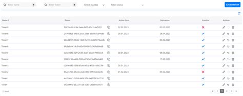 API Tokens Qlarm Documentation