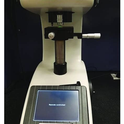 Microhardness Testing On The Teeth Sample Download Scientific Diagram