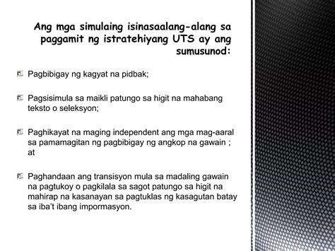 Mga Dulog At Istratehiya Sa Paglinang Ng Komprehensyon Ppt
