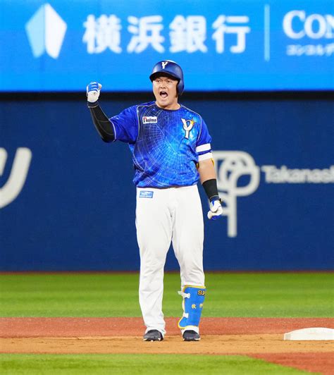 【dena】4番牧秀悟が中日小笠原慎之介から5回に同点打、7回に勝ち越し打 プロ野球写真ニュース 日刊スポーツ