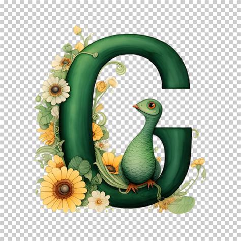 투명한 배경에 G 글자 Png 프리미엄 PSD 파일