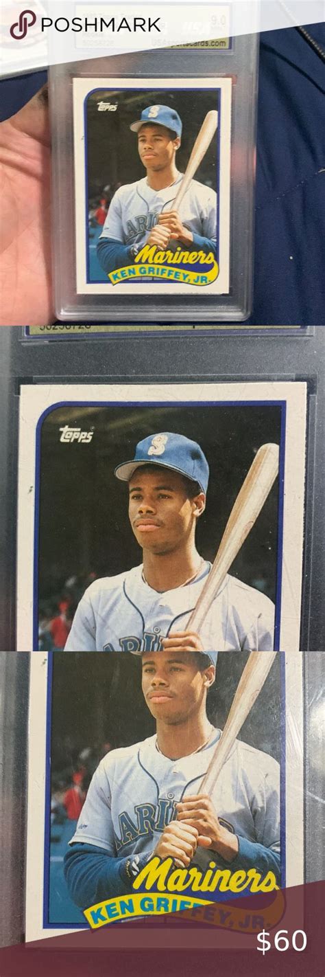 Ken Griffey Jr Rookie Card 1989 Topps Traded Ken Griffey Jr Seattle