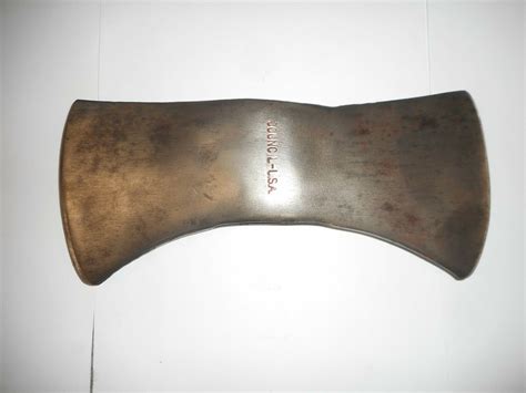 Vintage 3 1 2 Lb Council Usa Double Bit Axe Head Woodsman Railsplitter