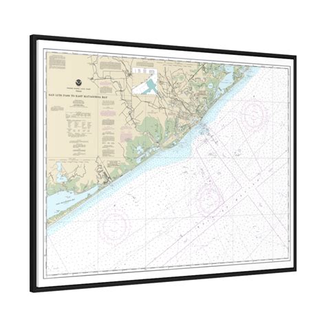 San Luis Pass To East Matagorda Bay Nautical Chart 11321 Floating