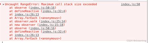 前端报错 Maximum Call Stack Size Exceeded解决办法echarts拖拽滚动条maximum Call Stack Size Exceeded Csdn博客