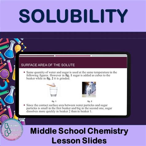 Solubility PowerPoint Lesson Slides Middle Babe Chemistry Made By Teachers