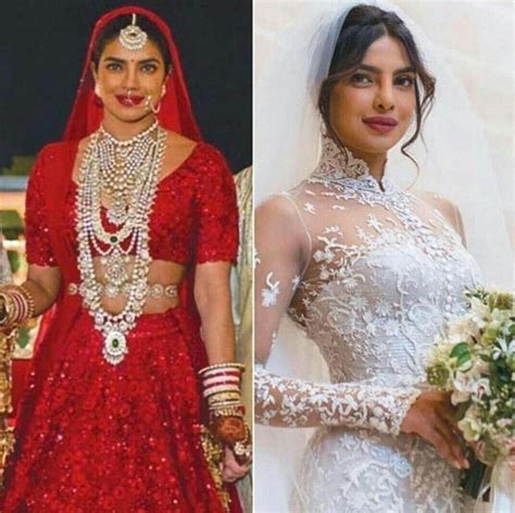 Priyanka Chopras Indian Wedding Dress A Stunning Masterpiece The Fshn