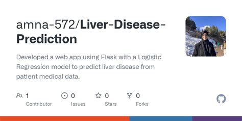 Github Amna 572 Liver Disease Prediction Developed A Web App Using