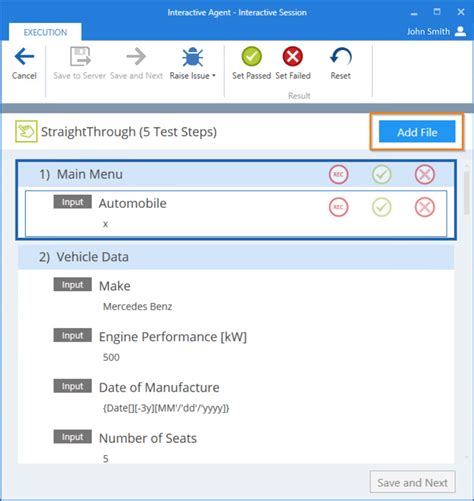 Add Attachments To Interactive TestCases