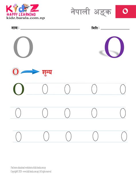 Nepali Number 1 To 100