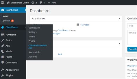Classipress Ads Delete Appthemes Marketplace