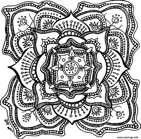 Coloriage Halloween Adulte Mandala