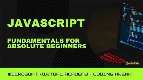 Javascript Fundamentals For Absolute Beginners Microsoft Virtual